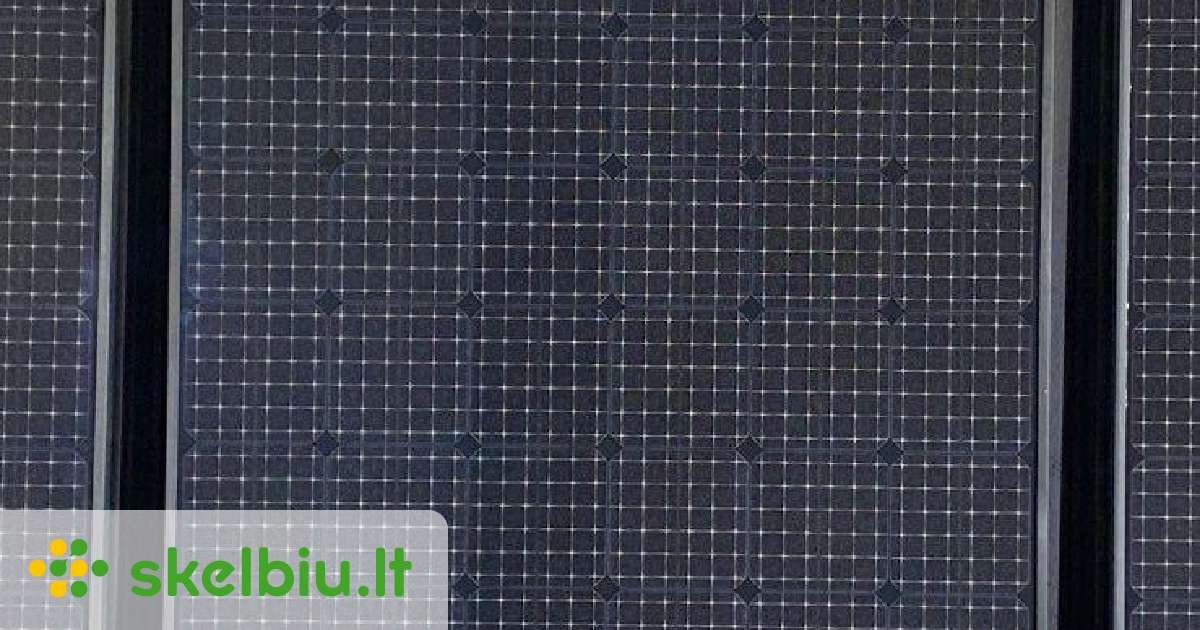 Saules moduliai - Skelbiu.lt