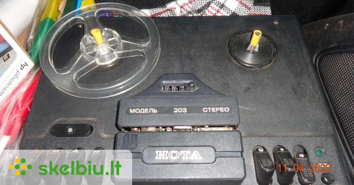 Juostinis magnetofonas Nota 203 Stereo - Skelbiu.lt