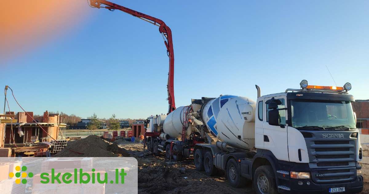 Betono siurblio ir betonvežio paslaugos Cfa polių - Skelbiu.lt
