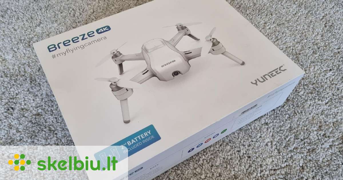 Dronas Yuneec Breeze 4k - Skelbiu.lt