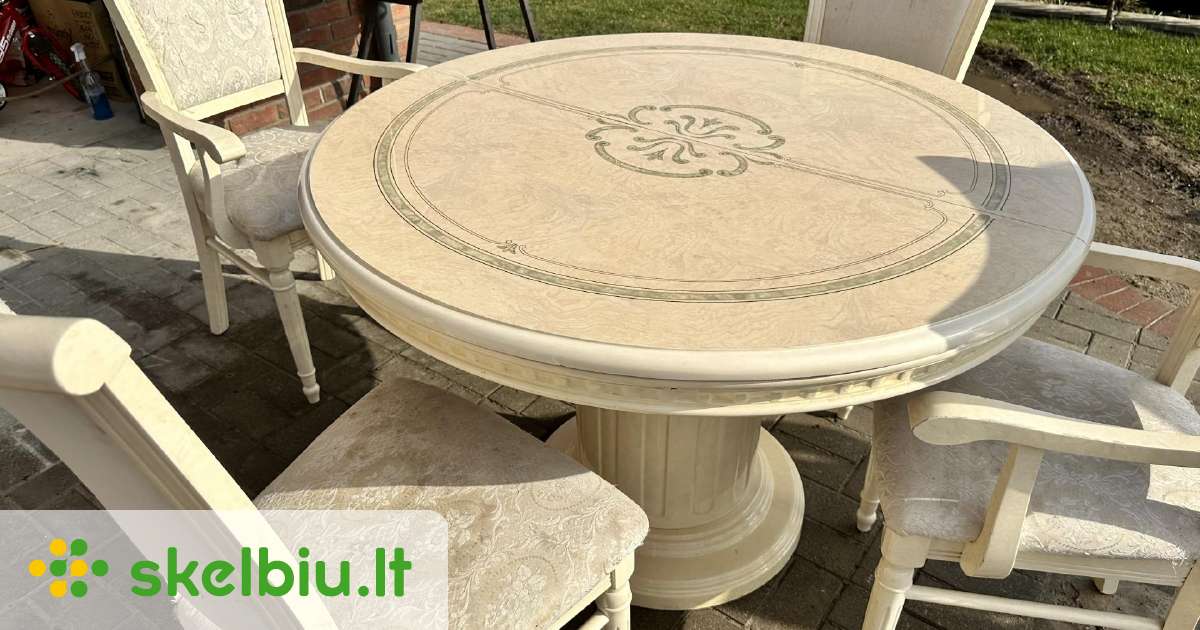 Itališkas valgomasis stalas - Skelbiu.lt