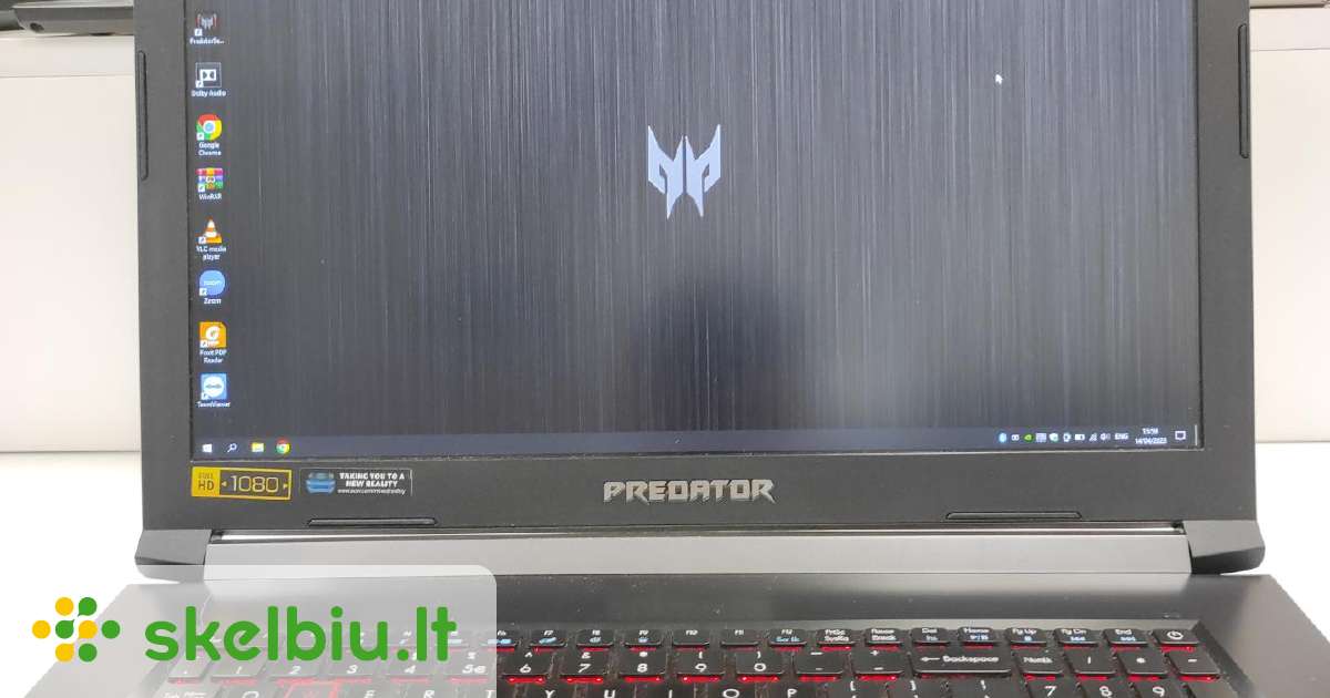 Acer Predator i7-8750h/ 16gb/ SSD+HDD/ Gtx1060 6gb - Skelbiu.lt