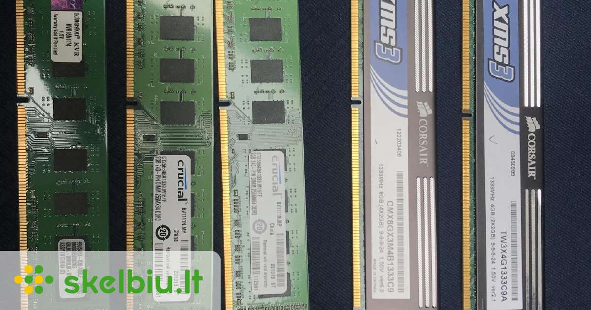 ddr3 4gb ram stick skelbimai - Skelbiu.lt