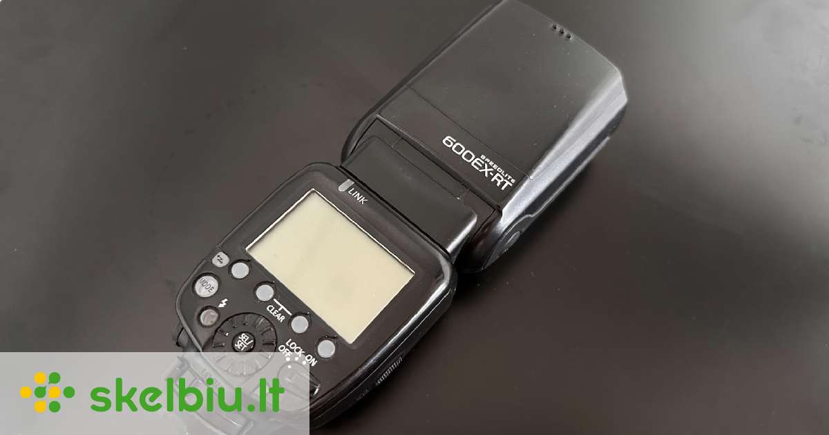 Canon 600 Ex-rt - Skelbiu.lt
