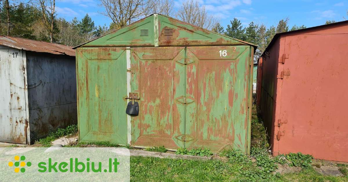 Metalinis garažas nusikėlimui Vilniuje - Skelbiu.lt