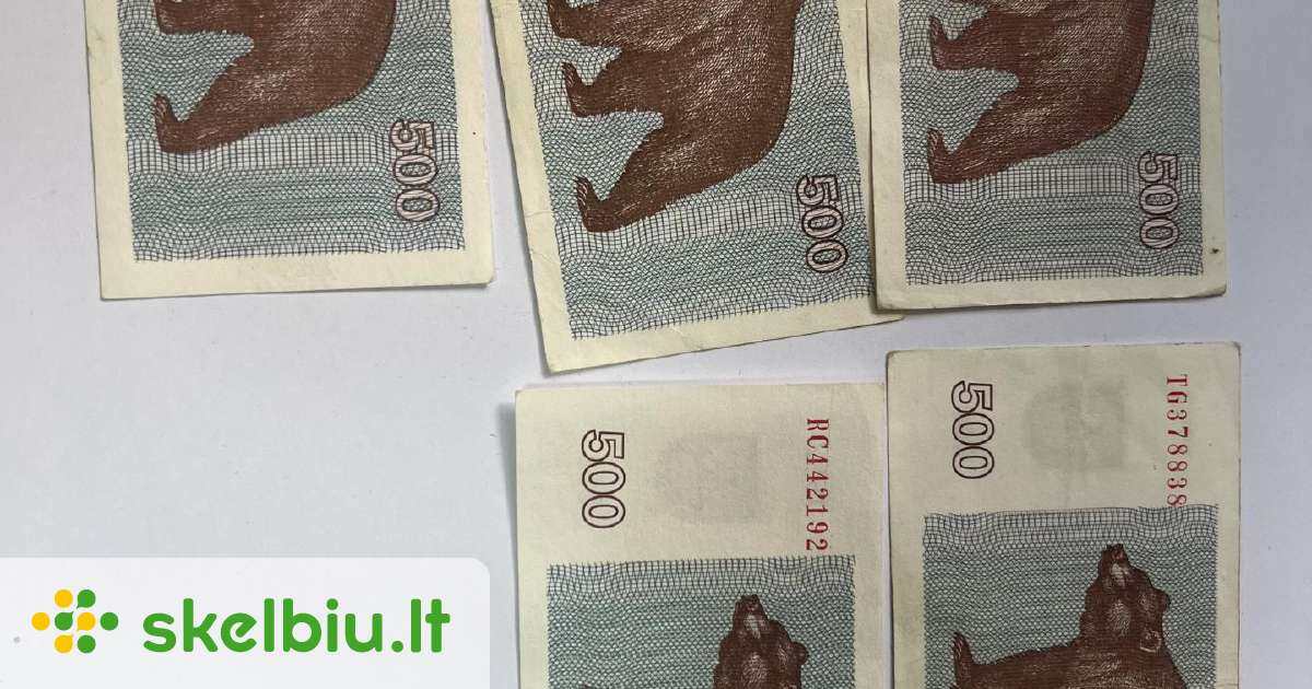 500 talonu 1992 metai - Skelbiu.lt