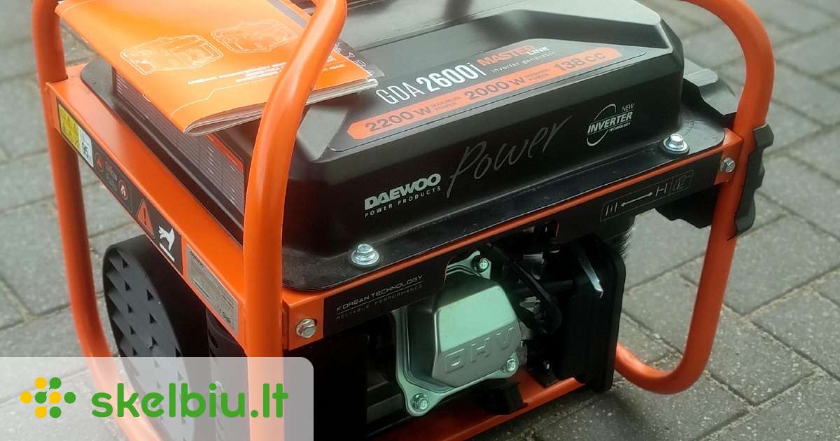 elektros generatoriai 2 kw skelbimai - Skelbiu.lt