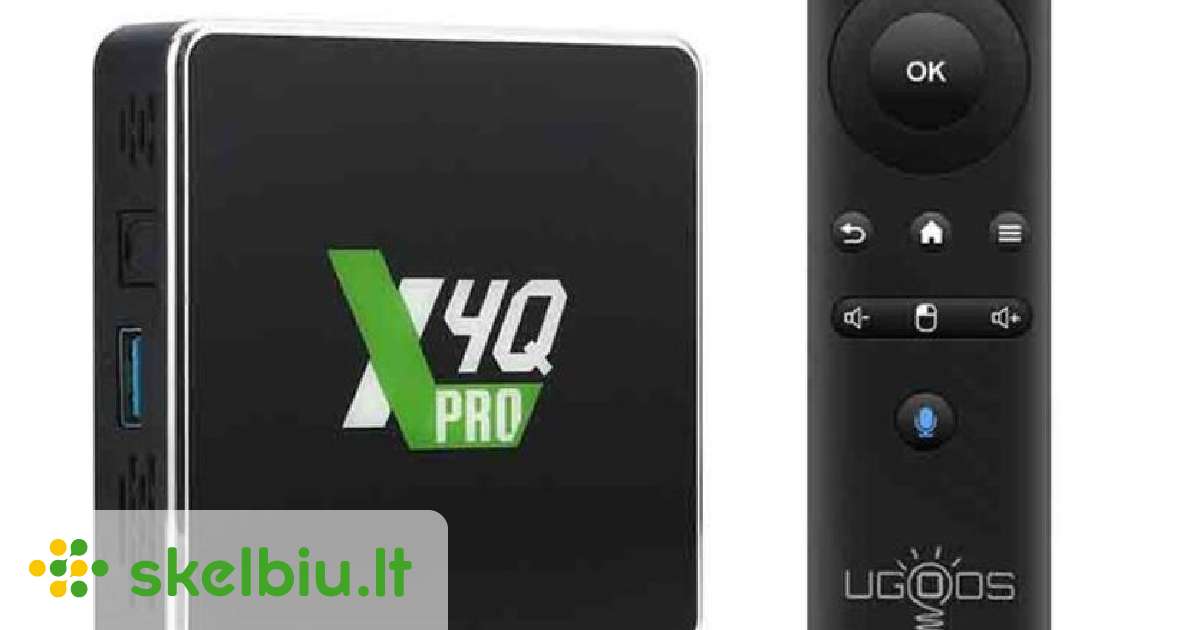 Ugoos X4q Pro 4gb RAM 32gb Rom - Skelbiu.lt