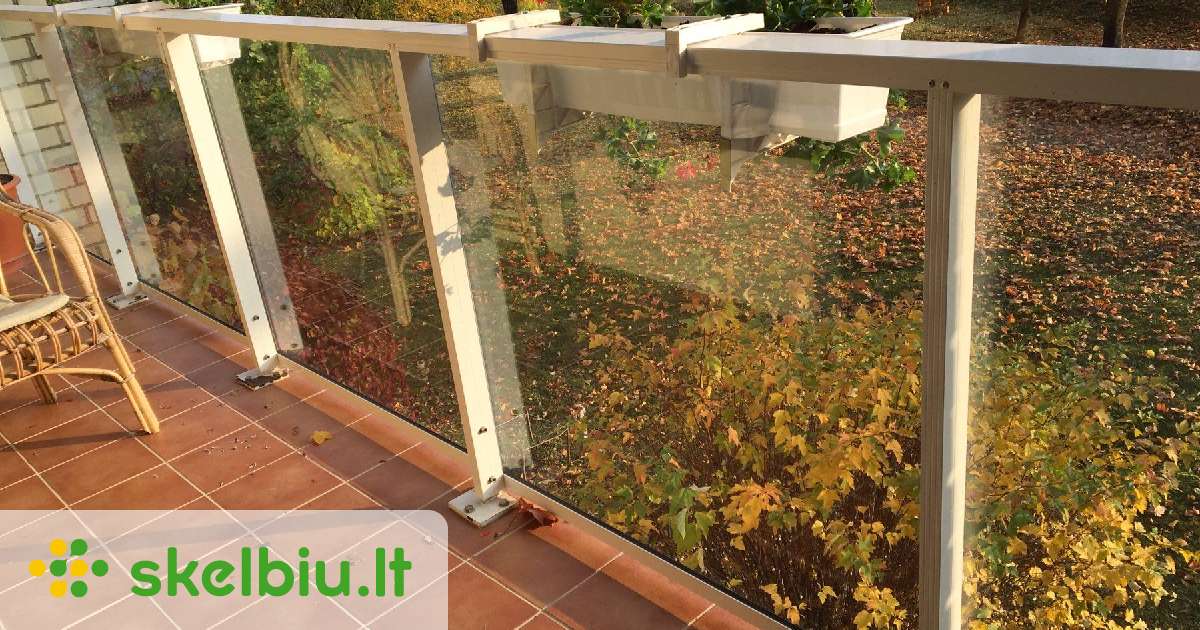 Aliuminio-stiklo balkono konstrukcija - Skelbiu.lt