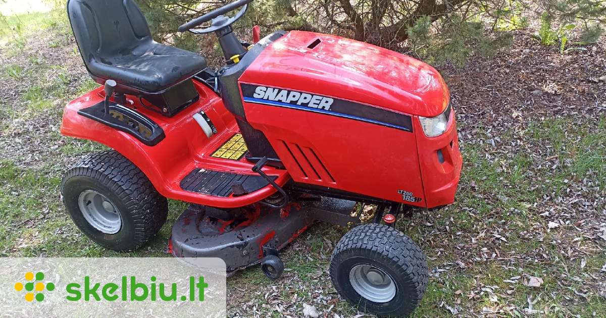 Snapper lt200 sodo traktoriukas 18.5 Ag automatas - Skelbiu.lt