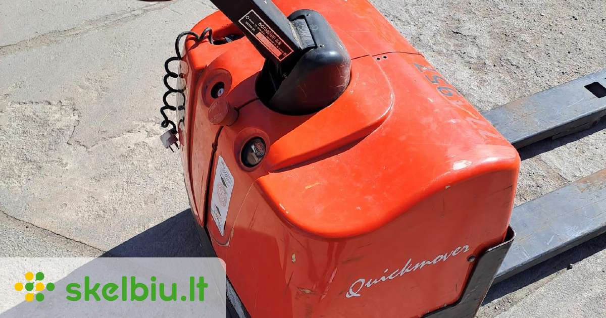 Elektrinis palečiu krautuvas - Skelbiu.lt