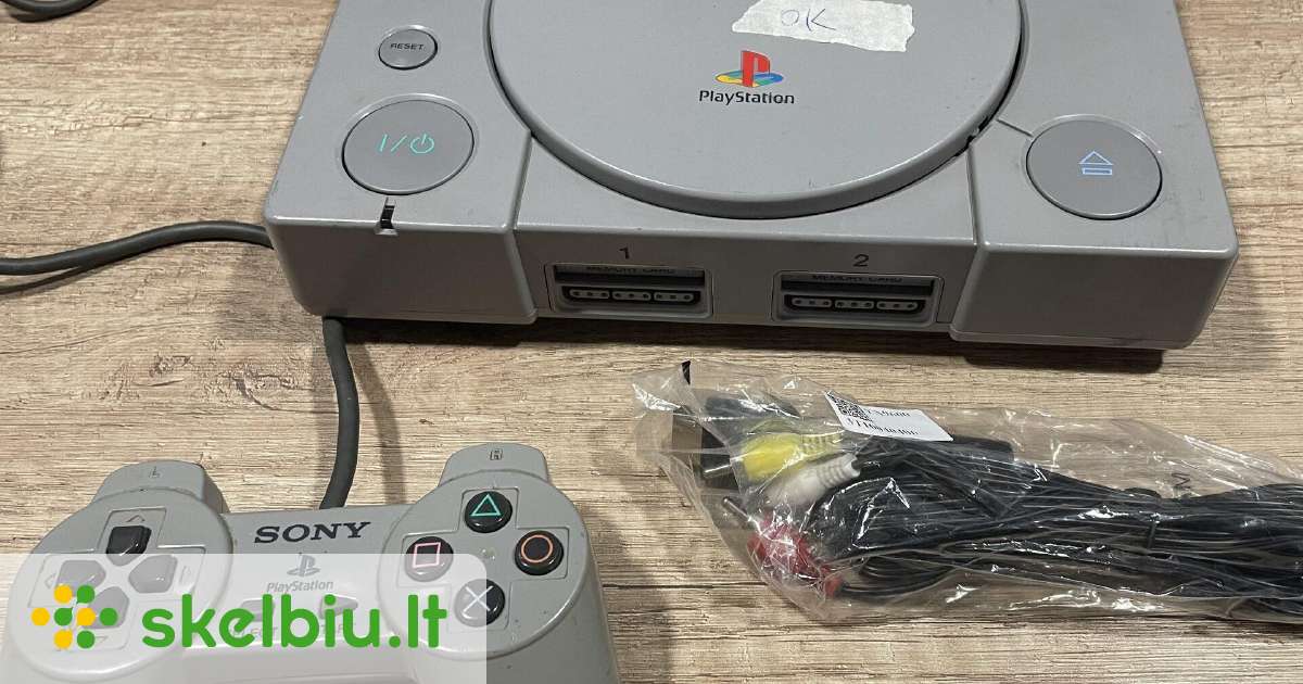 Sony Ps1 ps one original testuotas veikiantis Piln - Skelbiu.lt
