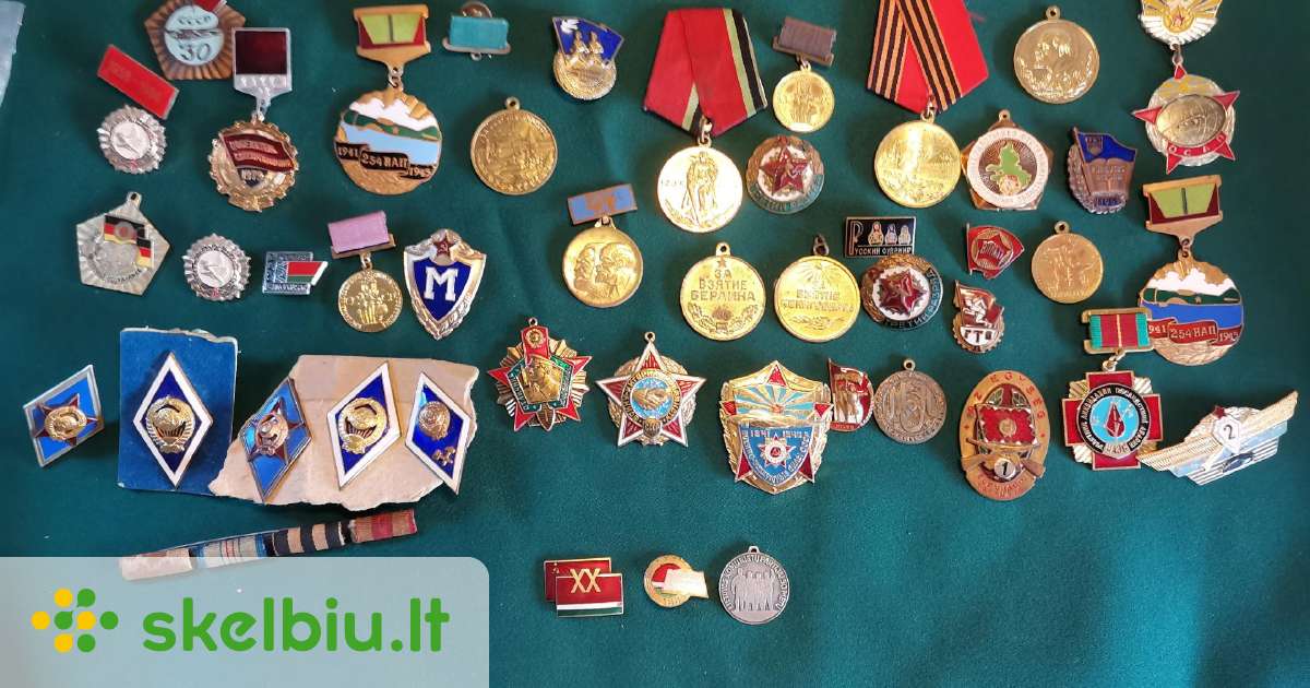 Medaliai-ženkliukai - Skelbiu.lt
