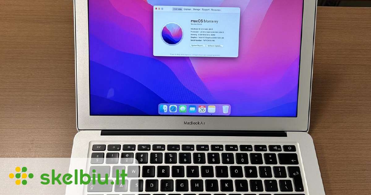 Apple MacBook Air 256 SSD 8gb RAM - Skelbiu.lt