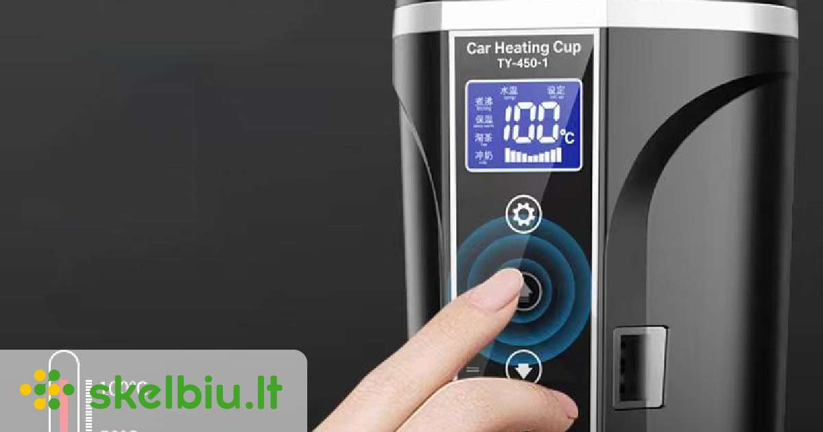 Elektrinis termosas su temperatūros valdymu 500ml - Skelbiu.lt