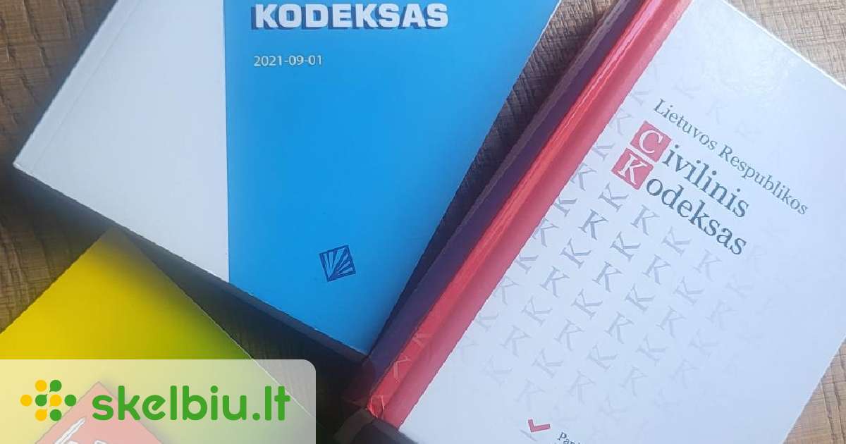 Civilinio proceso kodeksas,konstitucija,civilinis - Skelbiu.lt