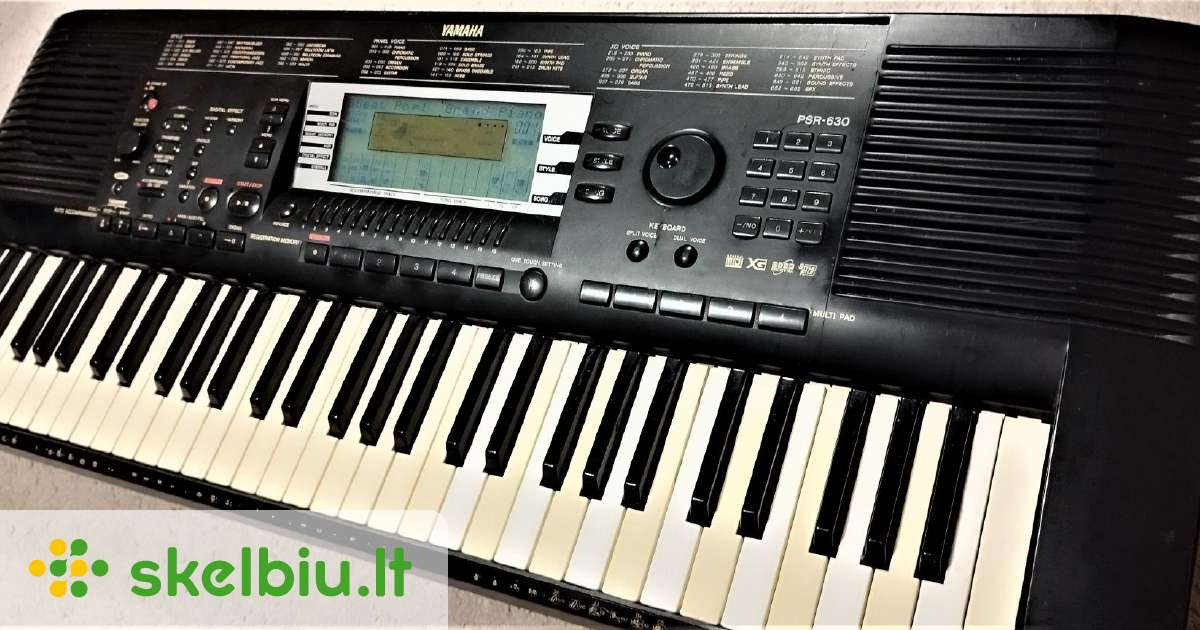 Sintezatorius Yamaha Psr-630 (+midi klaviatūra) - Skelbiu.lt