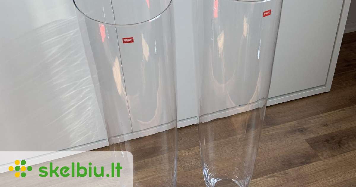 Didelės vazos ( už 2vnt) - Skelbiu.lt