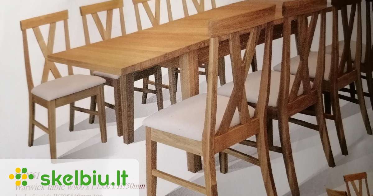 Ąžuoliniai stalai - baldai visam gyvenimui - Skelbiu.lt