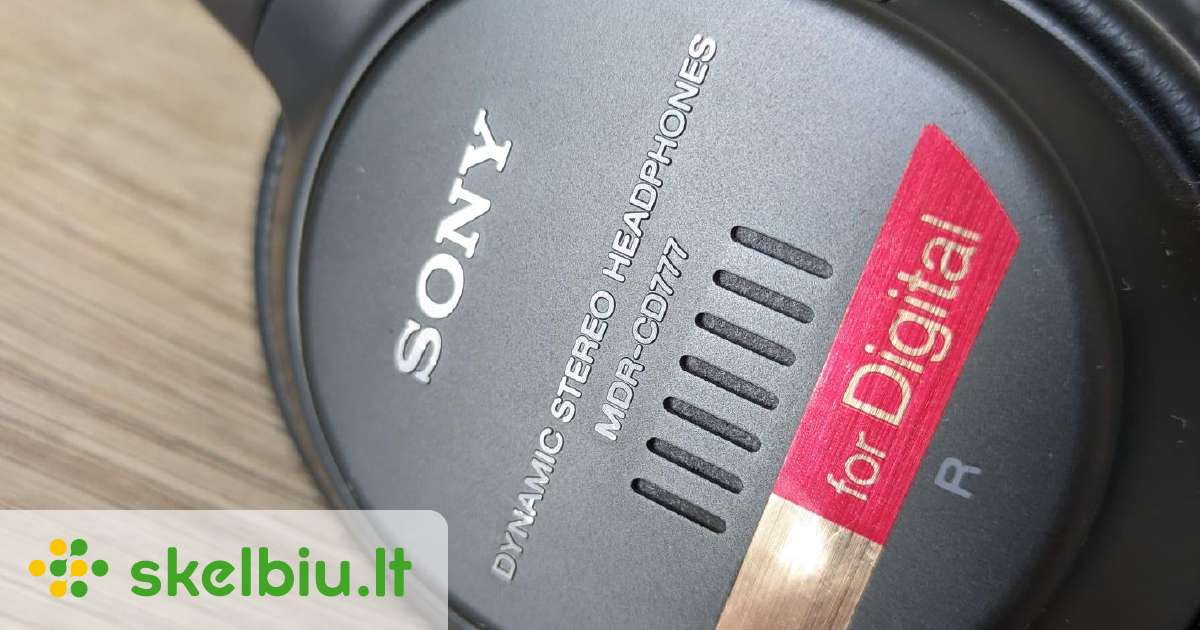 Sony mdr cd777 - Skelbiu.lt