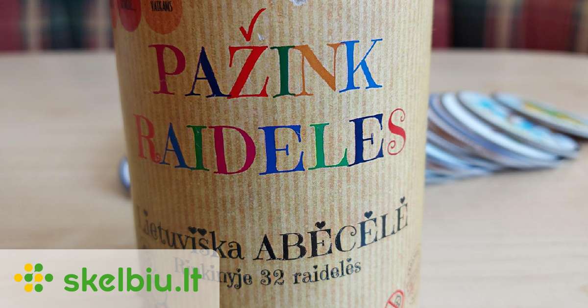 Pažink raideles pagaminta Lt - Skelbiu.lt