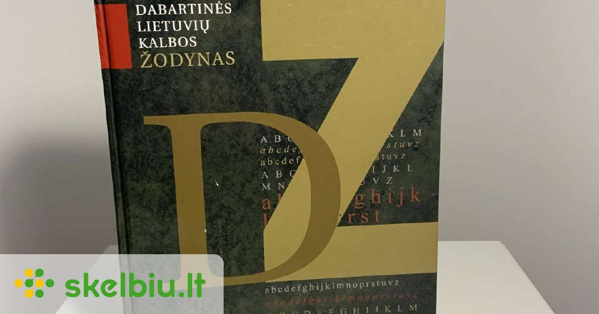 Knyga - Dabartinės lietuvių kalbos žodynas - Skelbiu.lt
