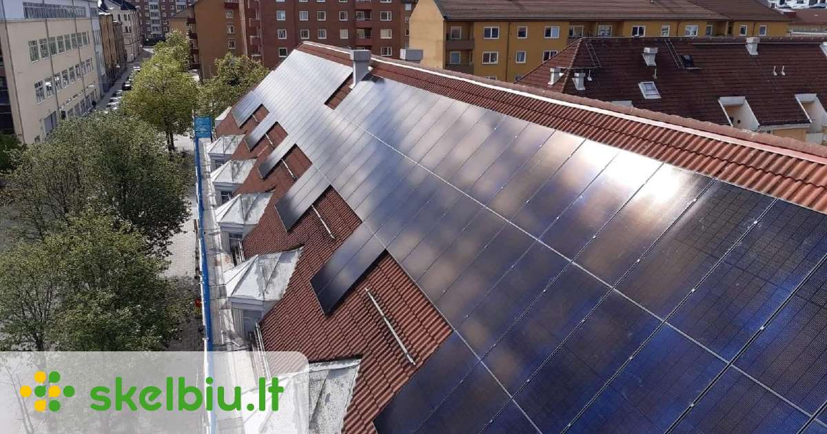 Saulės moduliai, inverteriai, konstrukcijos - Skelbiu.lt