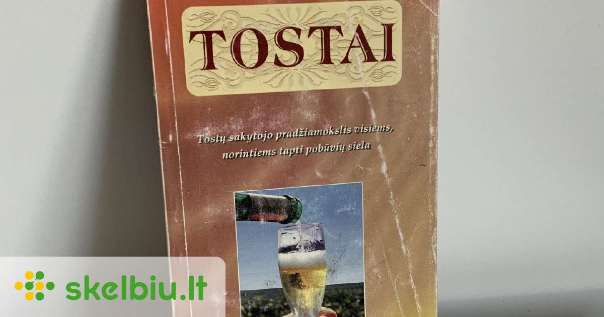 Knyga - Tostai - Skelbiu.lt
