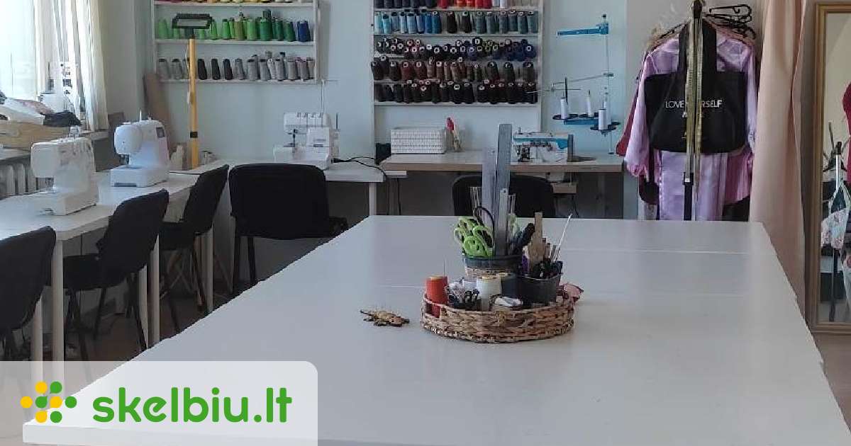 Parduodamas siuvimo kursų verslas Vilniuje. - Skelbiu.lt