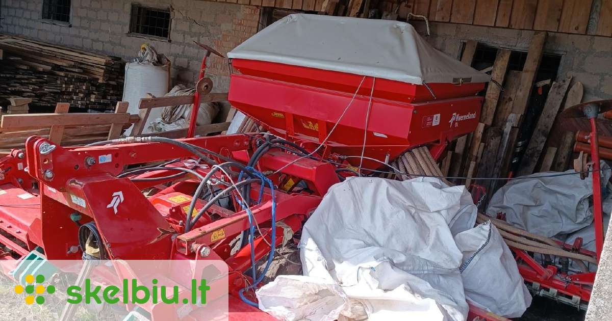 Sėjamoji Kverneland su freza 4m - Skelbiu.lt