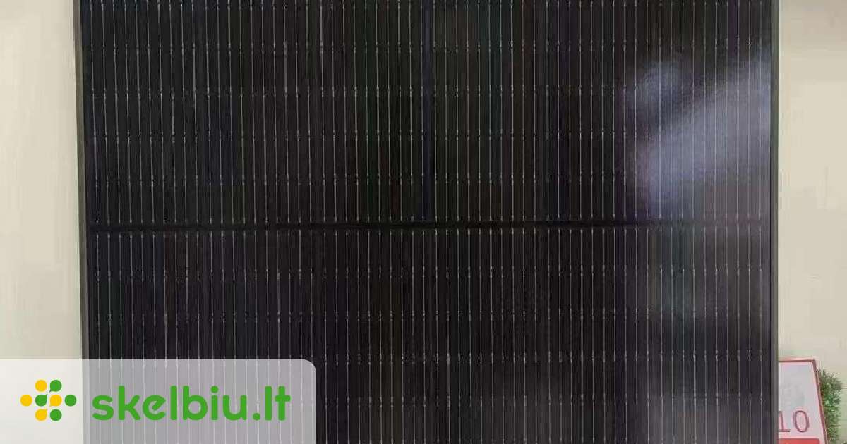 Full black Saulės panelės, moduliai - Skelbiu.lt