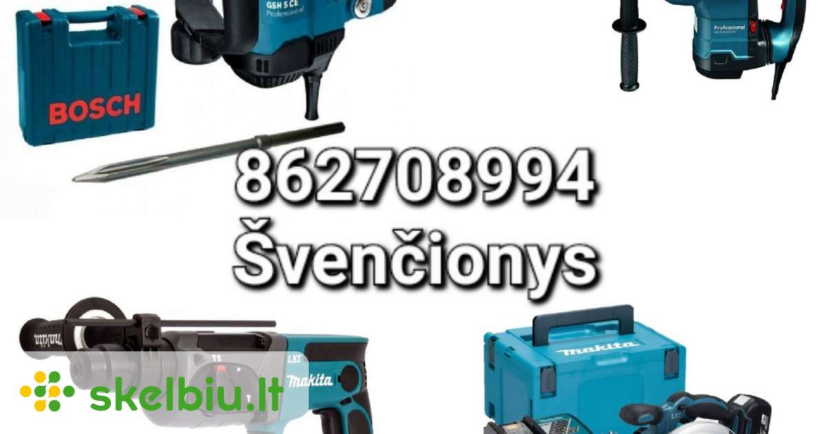 akumuliatorini perforatoriu skelbimai - Skelbiu.lt