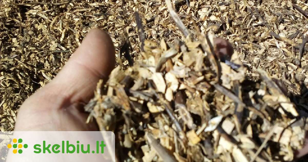 Vaismedžių skiedros (pjuvenos) (mulčas) rūkykloms - Skelbiu.lt