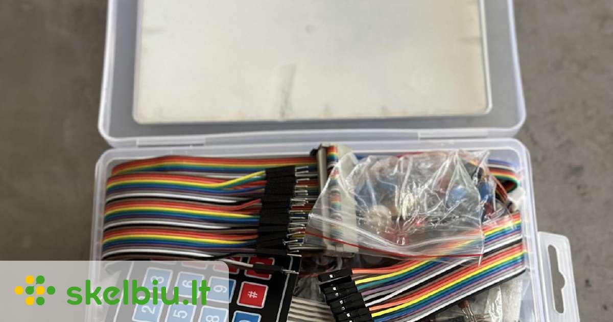 Robotikos rinkinys Arduino/raspberry Pi - Skelbiu.lt