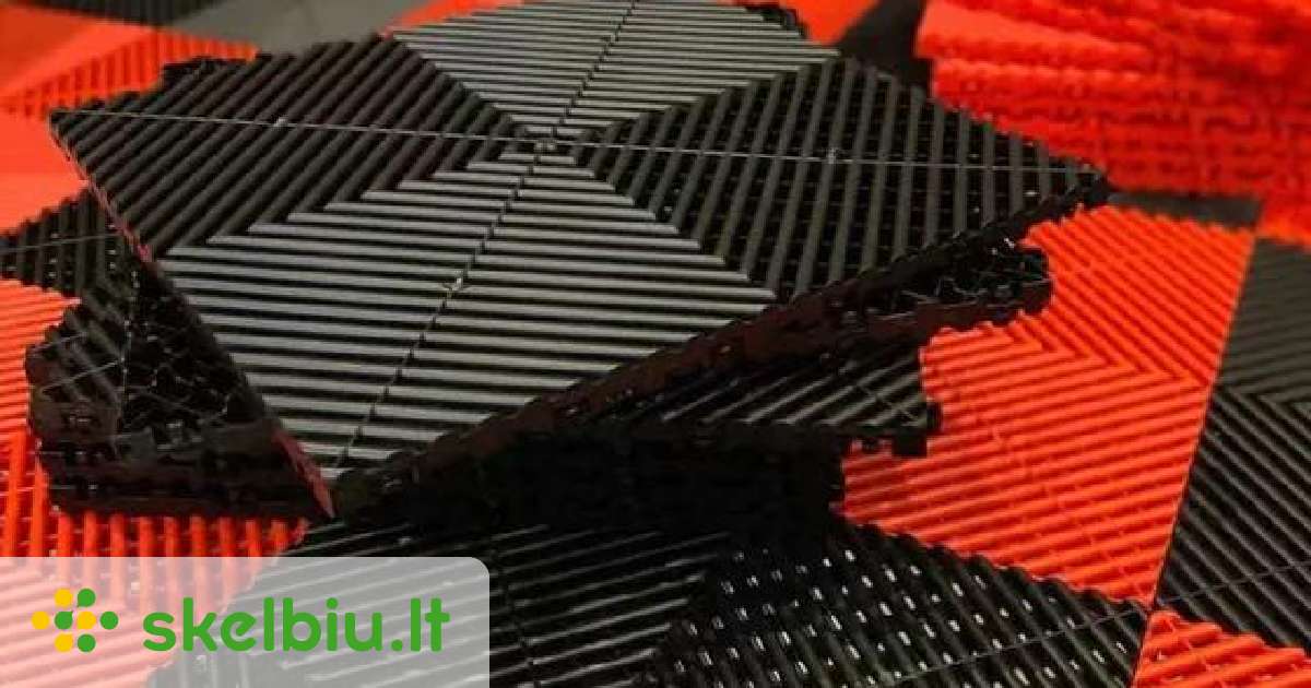 Modulinės grindys dirbtuvėms, garažui. - Skelbiu.lt