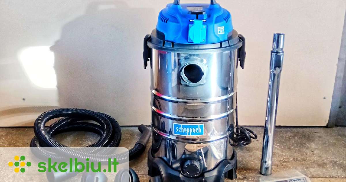 Statybinis dulkiu siurblys scheppach Asp30-es - Skelbiu.lt
