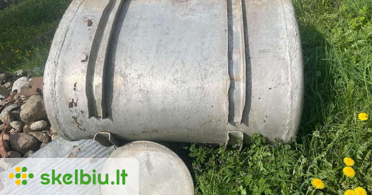 Aliuminė bačka su dangčiu - Skelbiu.lt