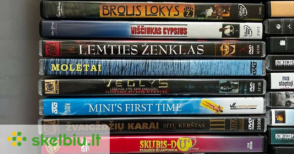 Lietuviški Dvd filmai - Skelbiu.lt