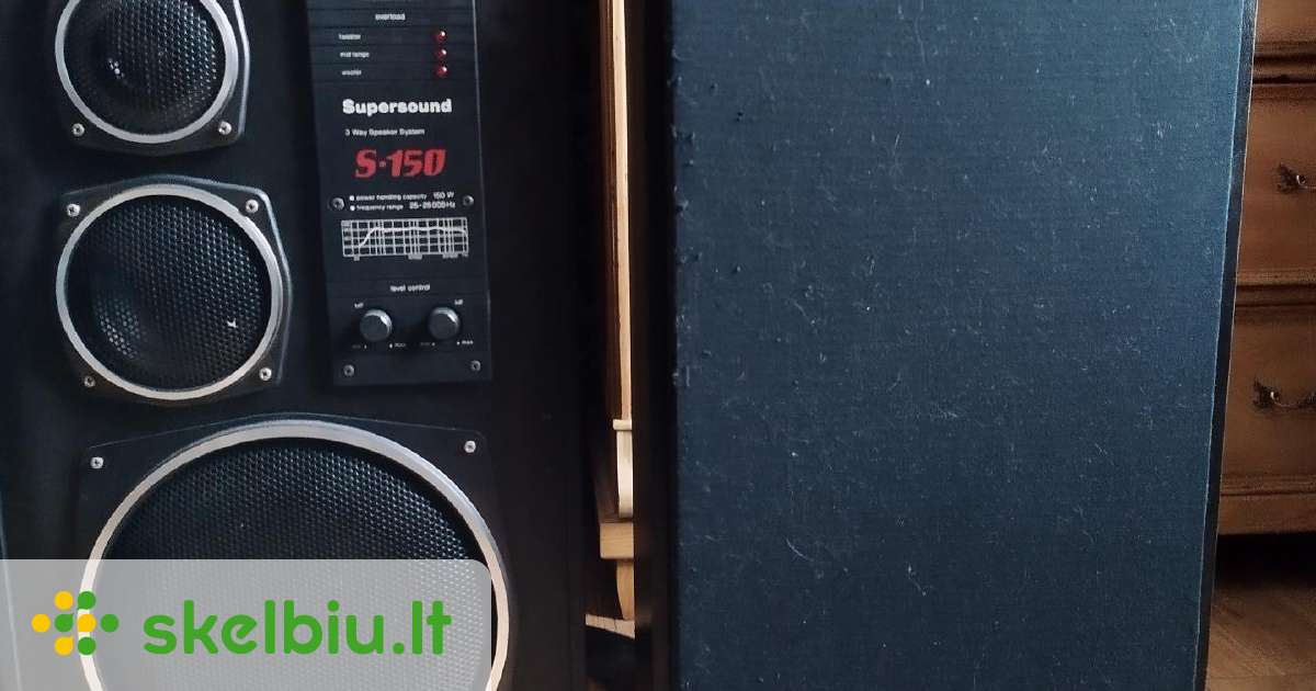 Garso kolonėlės S-150 - Skelbiu.lt