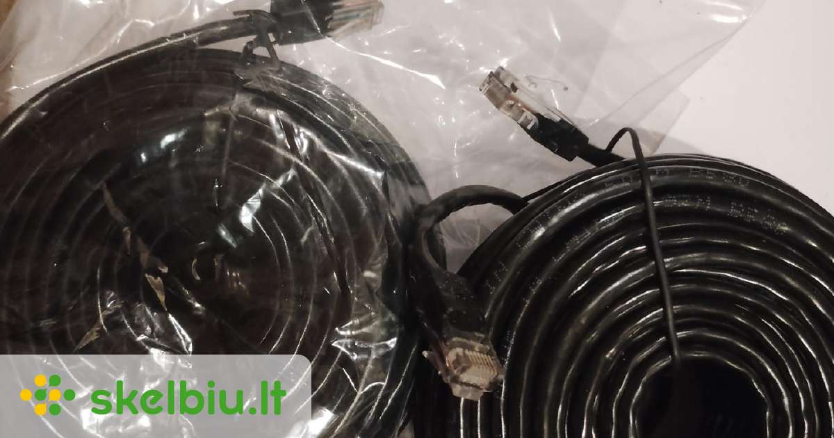 Lan laidas su antgaliais Rj45 type B 20m. - Skelbiu.lt
