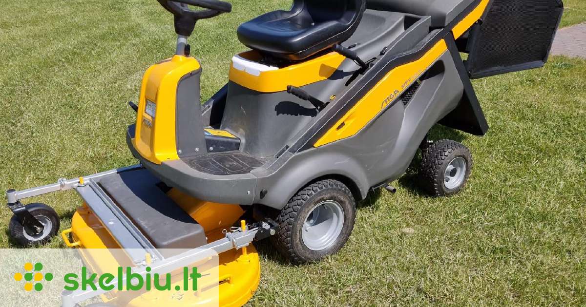 Žoliapjovė traktoriukas Stiga 520 W - Skelbiu.lt