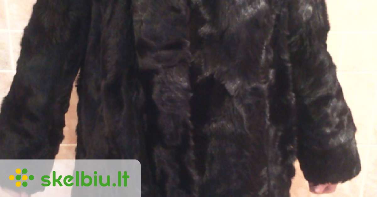 Juodi naturalus kailiniai - Skelbiu.lt