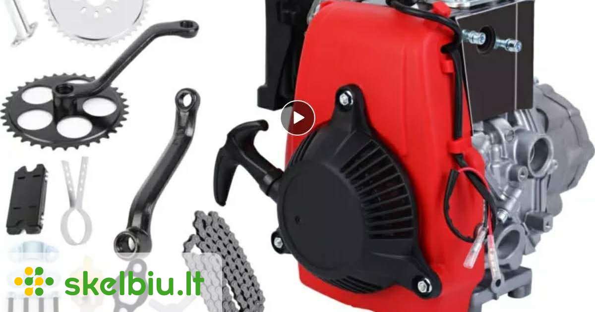 Keturtaktis variklis motoriniam dviračiui. - Skelbiu.lt