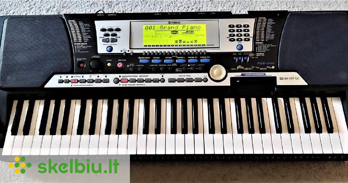 Sintezatorius Yamaha Psr-540 (+midi klaviatūra) - Skelbiu.lt