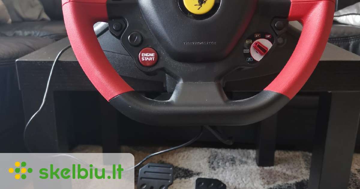 Thrustmaster vairas(ferrari)xbox one/xbox Series x - Skelbiu.lt