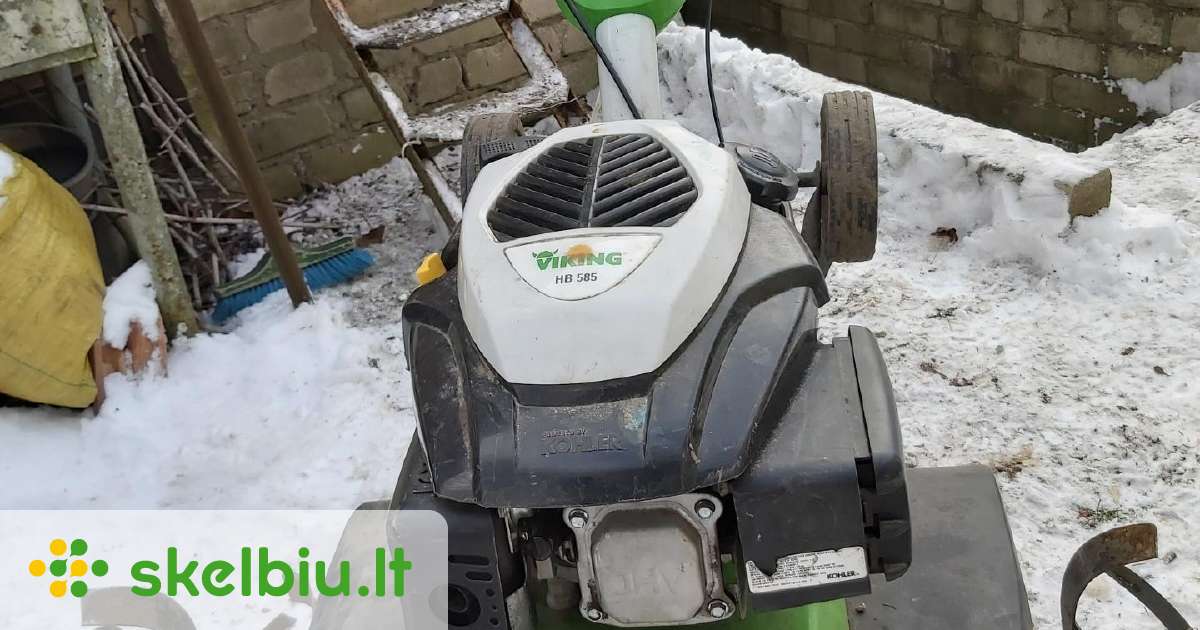 Benzininis kultivatorius motoblokas Viking Hb 585 - Skelbiu.lt