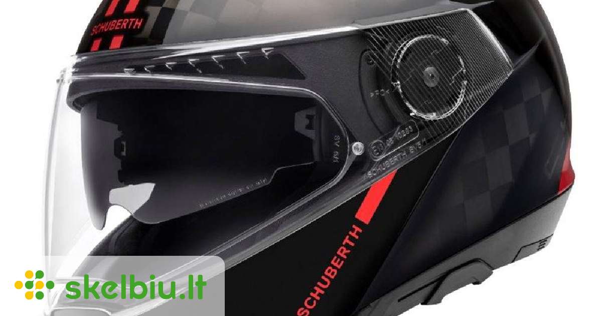 Schuberth C4 Pro Carbon šalmas XXL + Sc1 Advanced - Skelbiu.lt