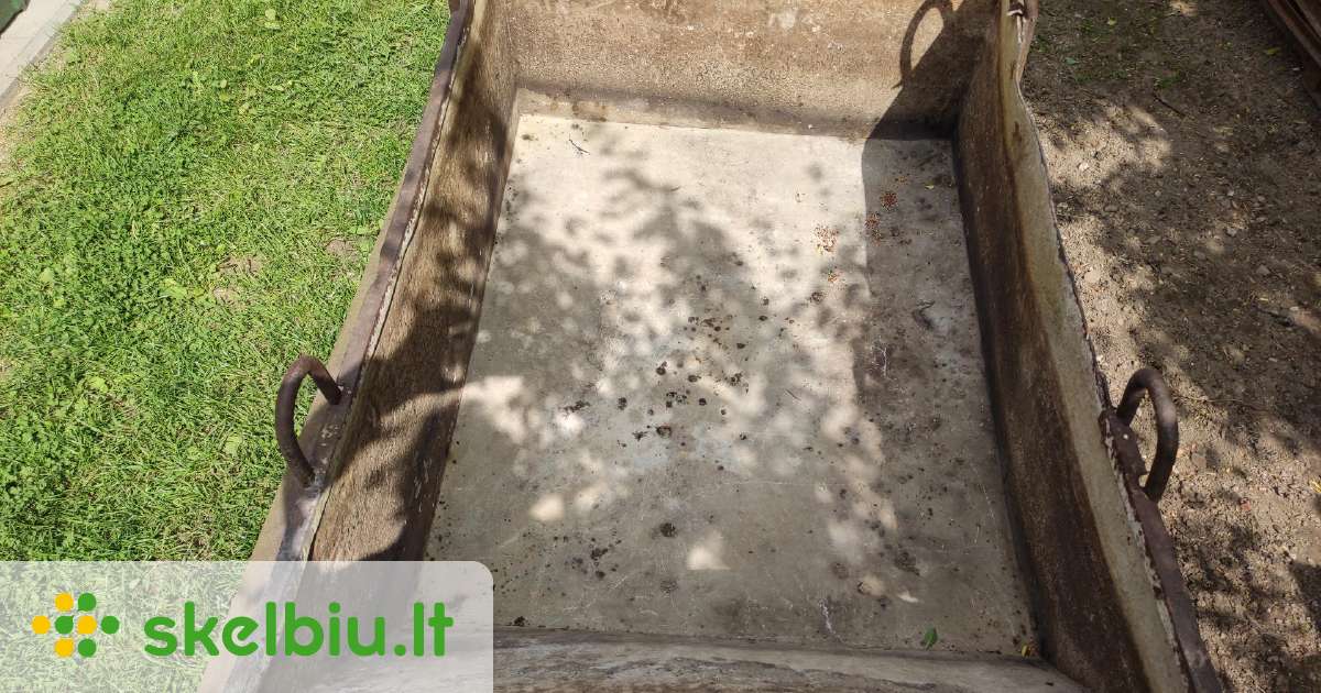 Parduodama metalinė statybinė vonia - Skelbiu.lt