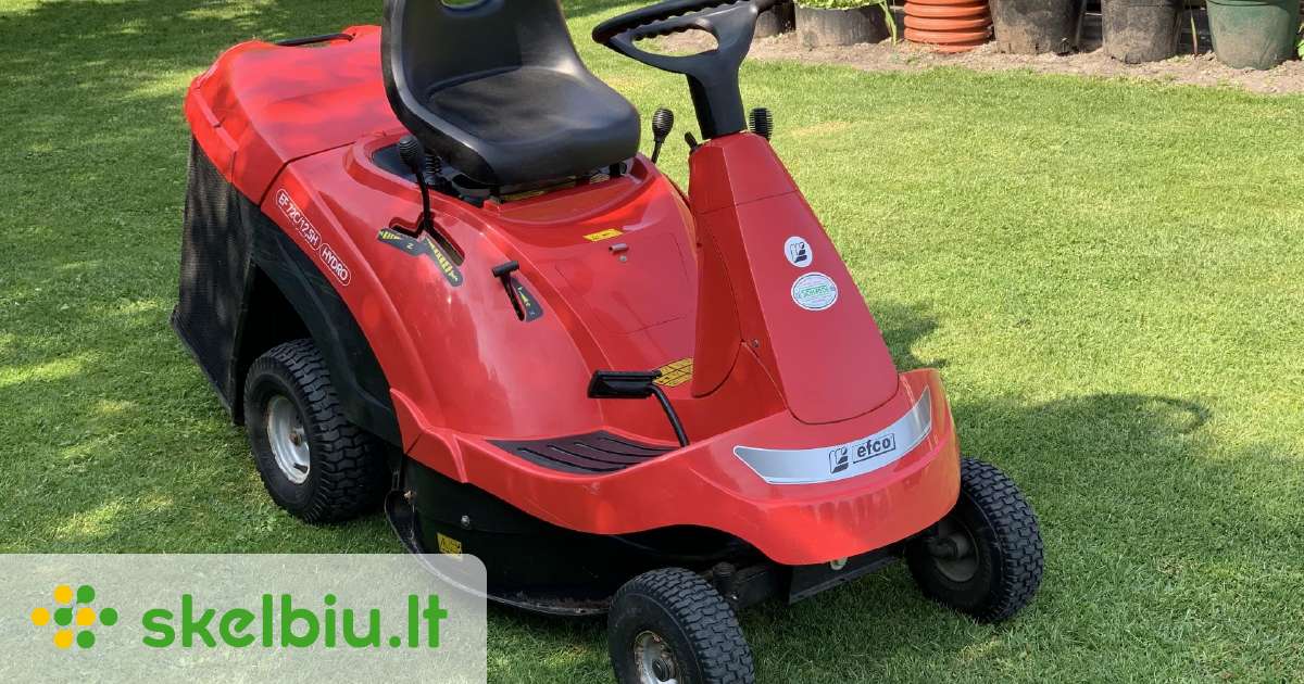 Traktoriukas - žoliapjovė Efco 72c/12.5 H - Skelbiu.lt