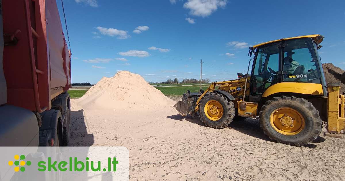 Smėlis, skalda, žvyras, juodžemis - Skelbiu.lt